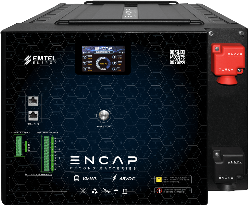 ENCAP 10kWh 48V Module by Enercap | Emtel Energy