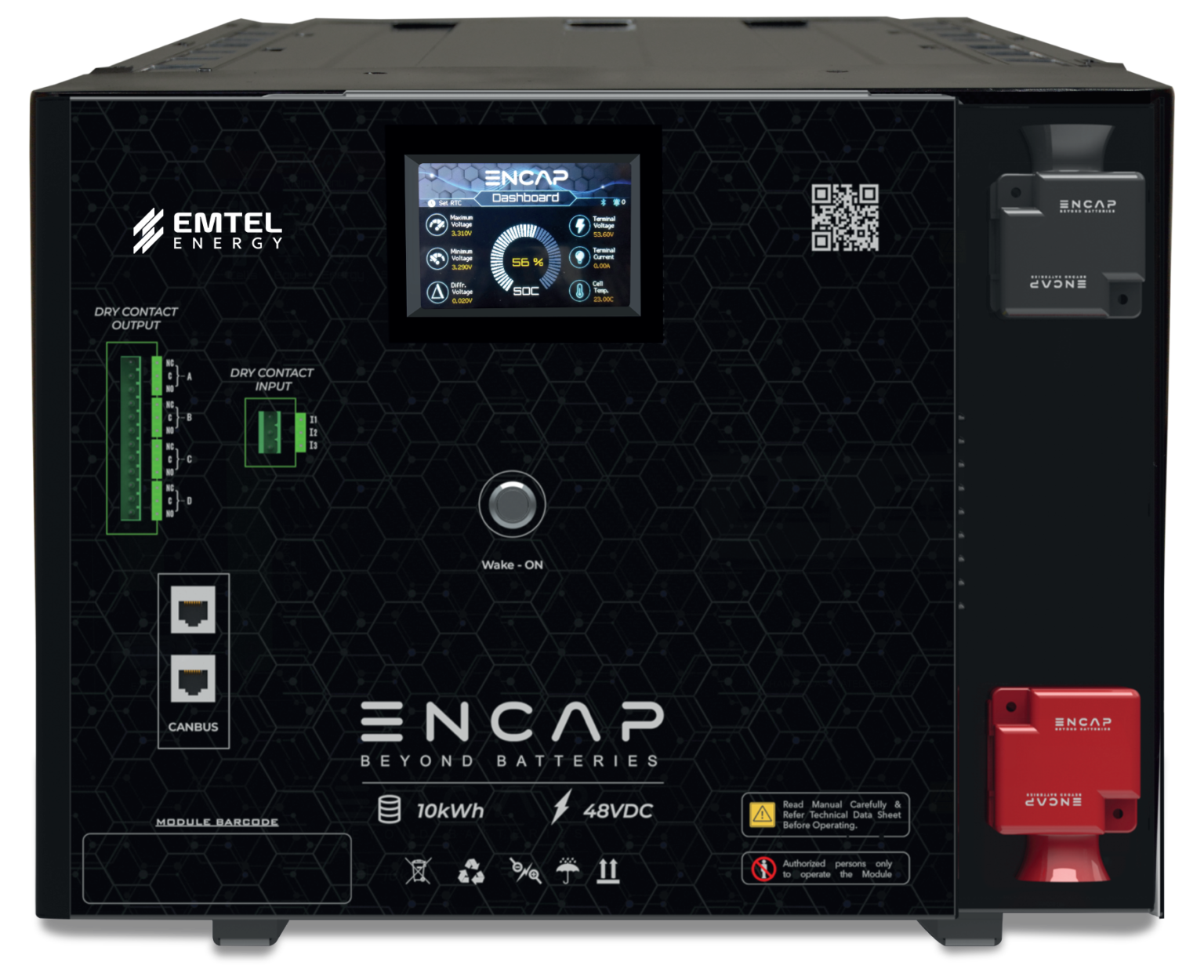 ENCAP 10kWh 48V Module by Enercap | Emtel Energy