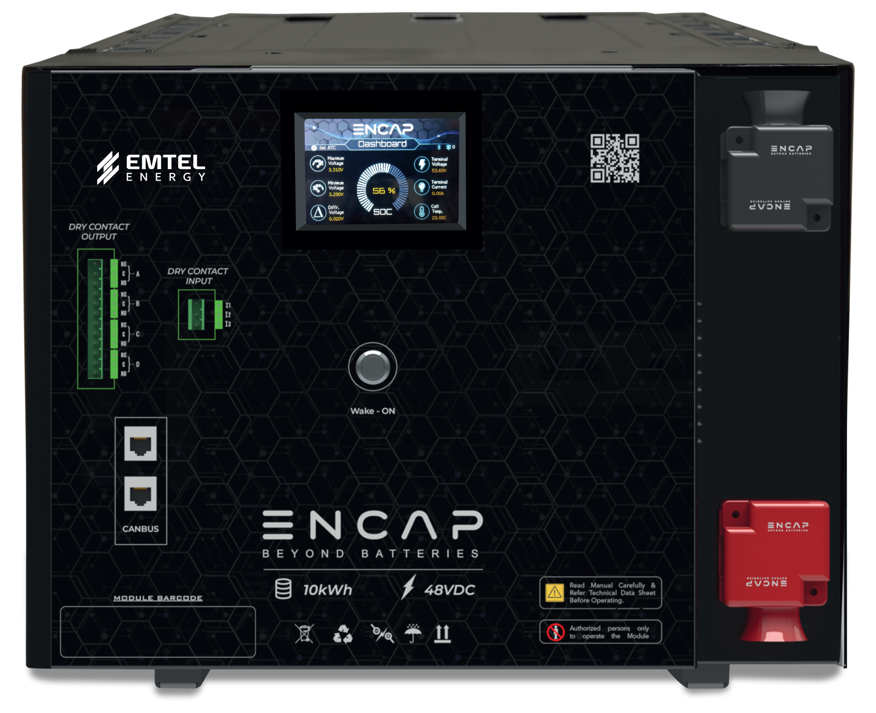 ENCAP 10kWh 48V Module by Enercap | Emtel Energy