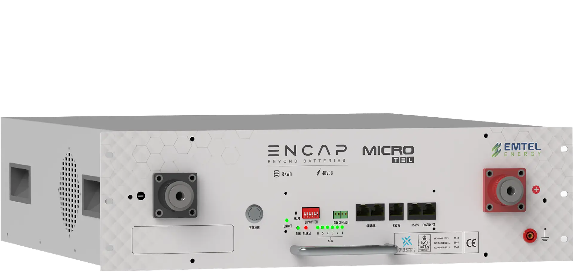 MicroTel - 8kWh/48V Electrostatic Energy Storage Solution
